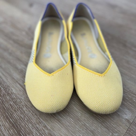 Rothy's | Shoes | Rothys Yellow Ballet Flats The Flat Lemon Drop | Poshmark